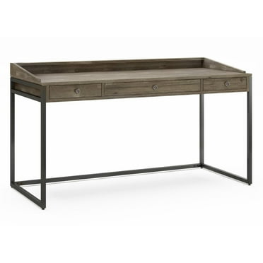 Jofran Jackson Lodge Rustic Distressed Acacia Desk - Walmart.com