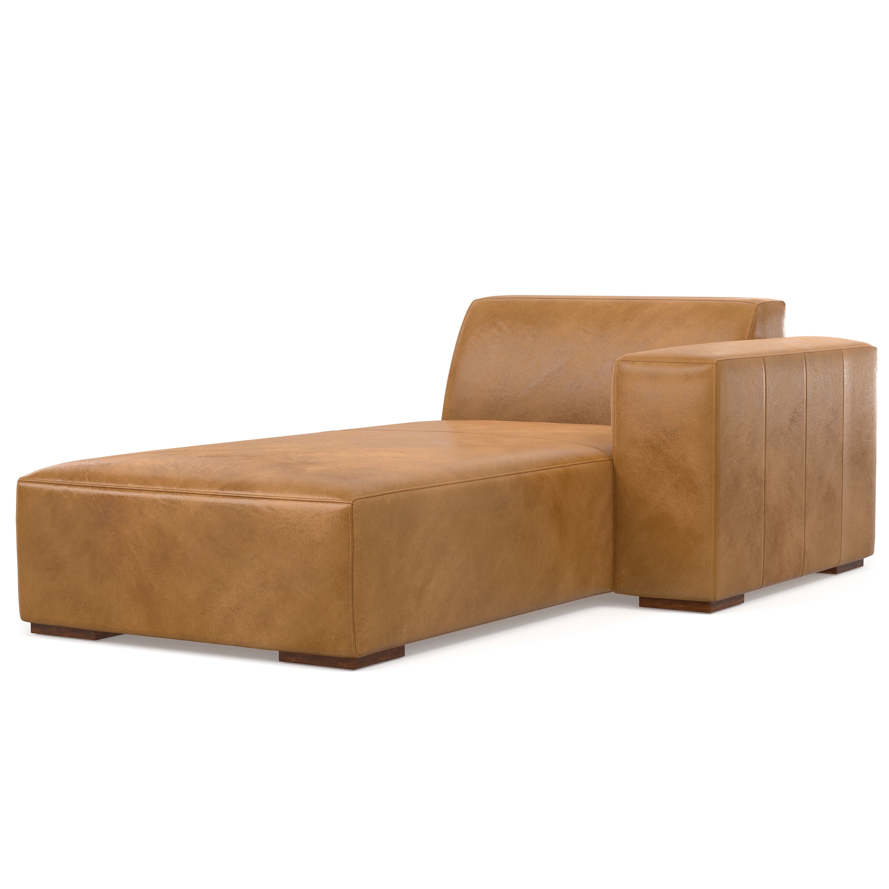 Simpli Home Rex Right Chaise Sofa Module - Walmart.com