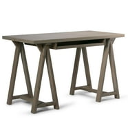 Jofran Jackson Lodge Rustic Distressed Acacia Desk - Walmart.com