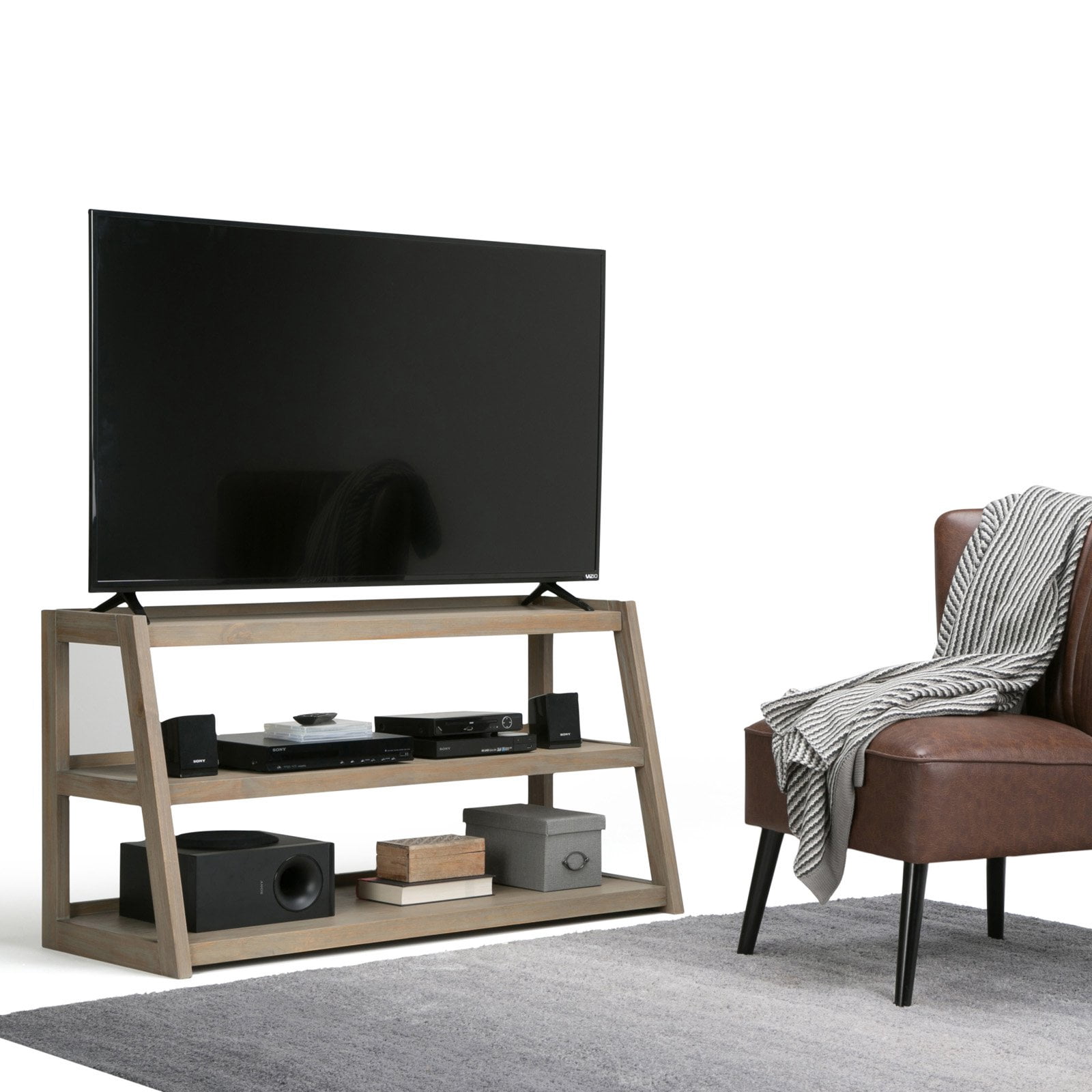 Simpli Home Sawhorse TV Media Stand - Walmart.com