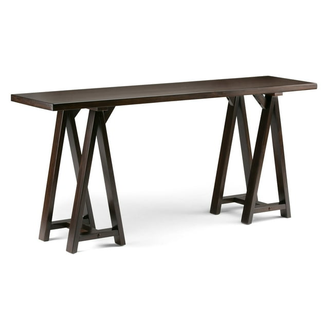 Simpli Home Sawhorse Wide Console Sofa Table - Walmart.com