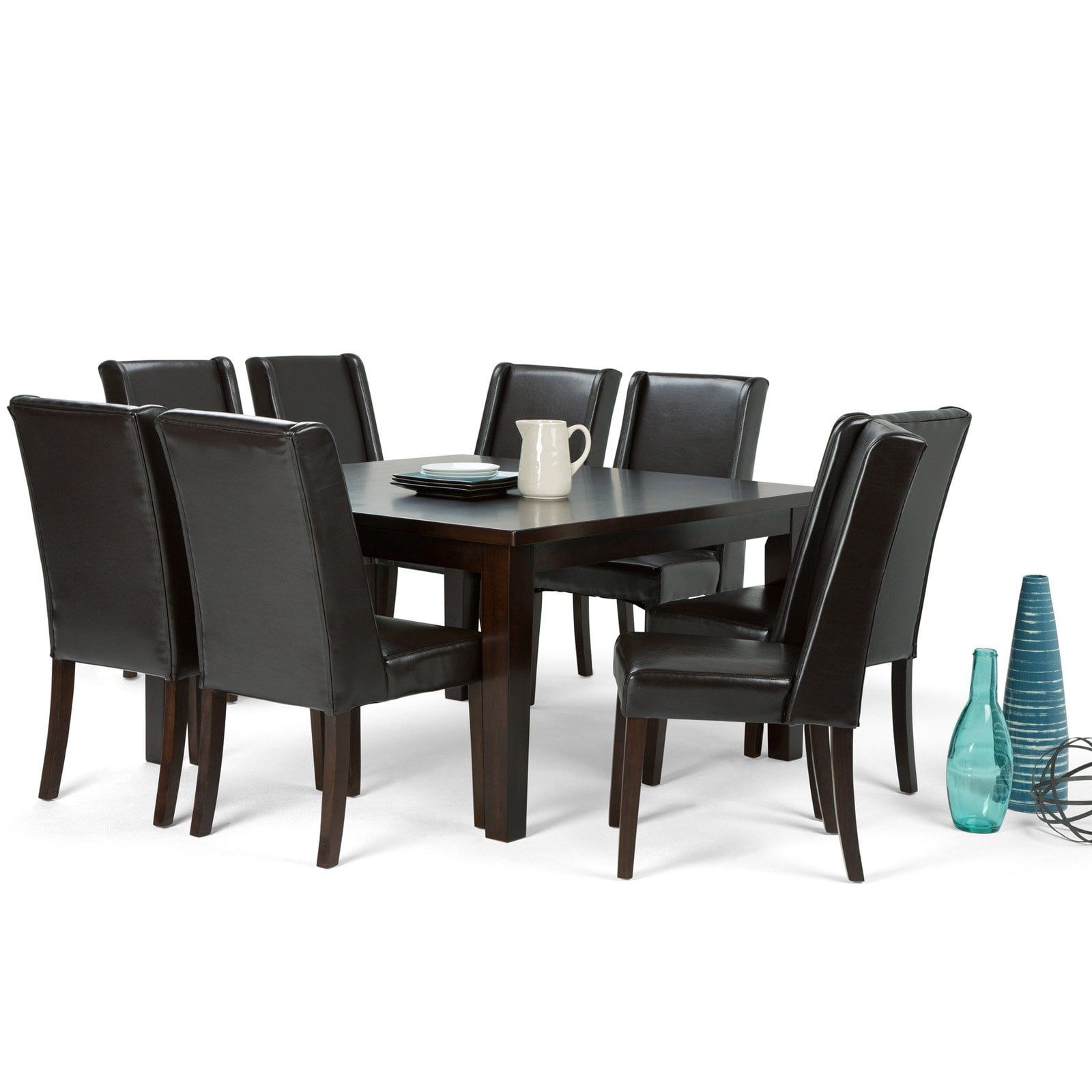 Simpli Home Sotherby 9 Piece Dining Set - Walmart.com