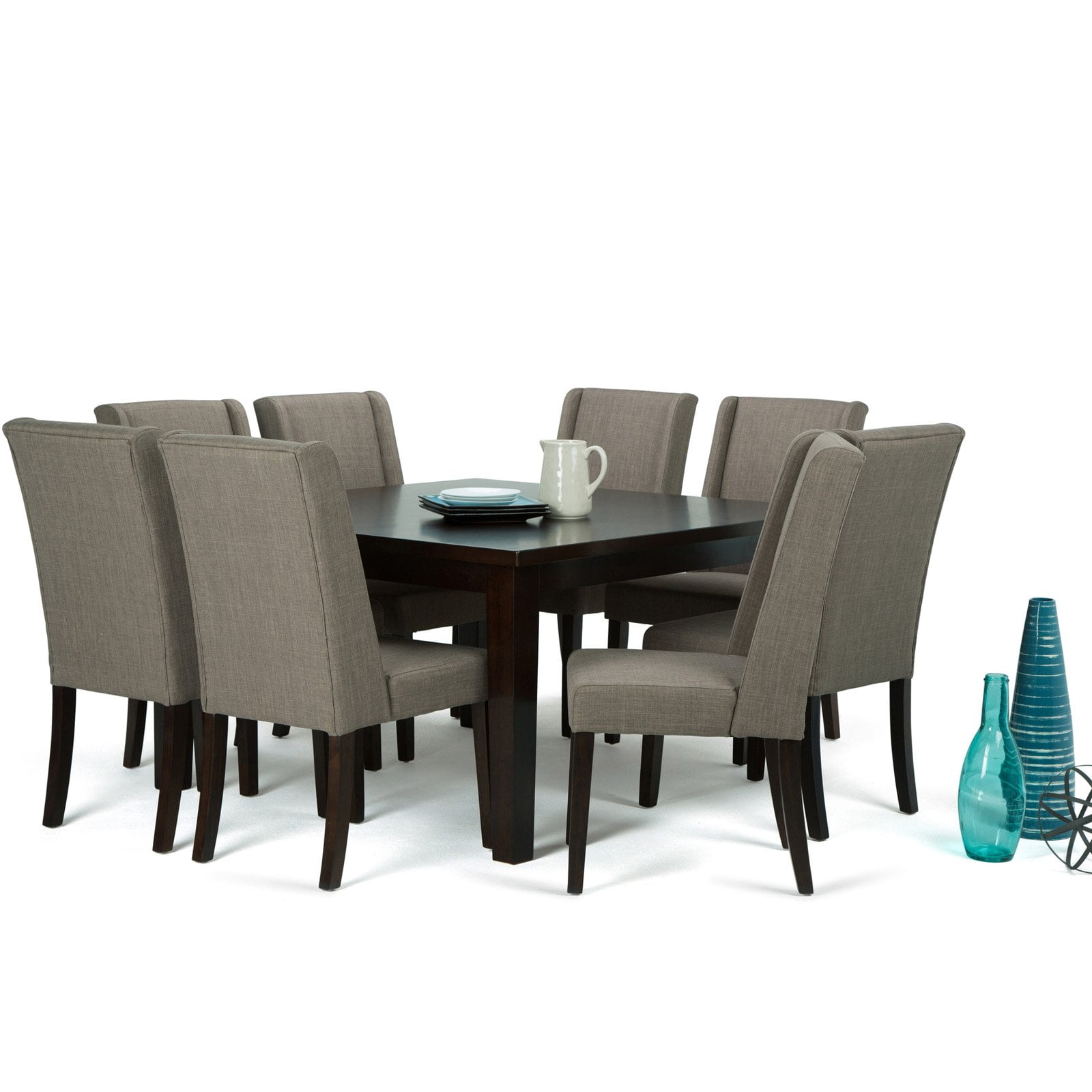 Simpli Home Sotherby 9 Piece Dining Set - Walmart.com