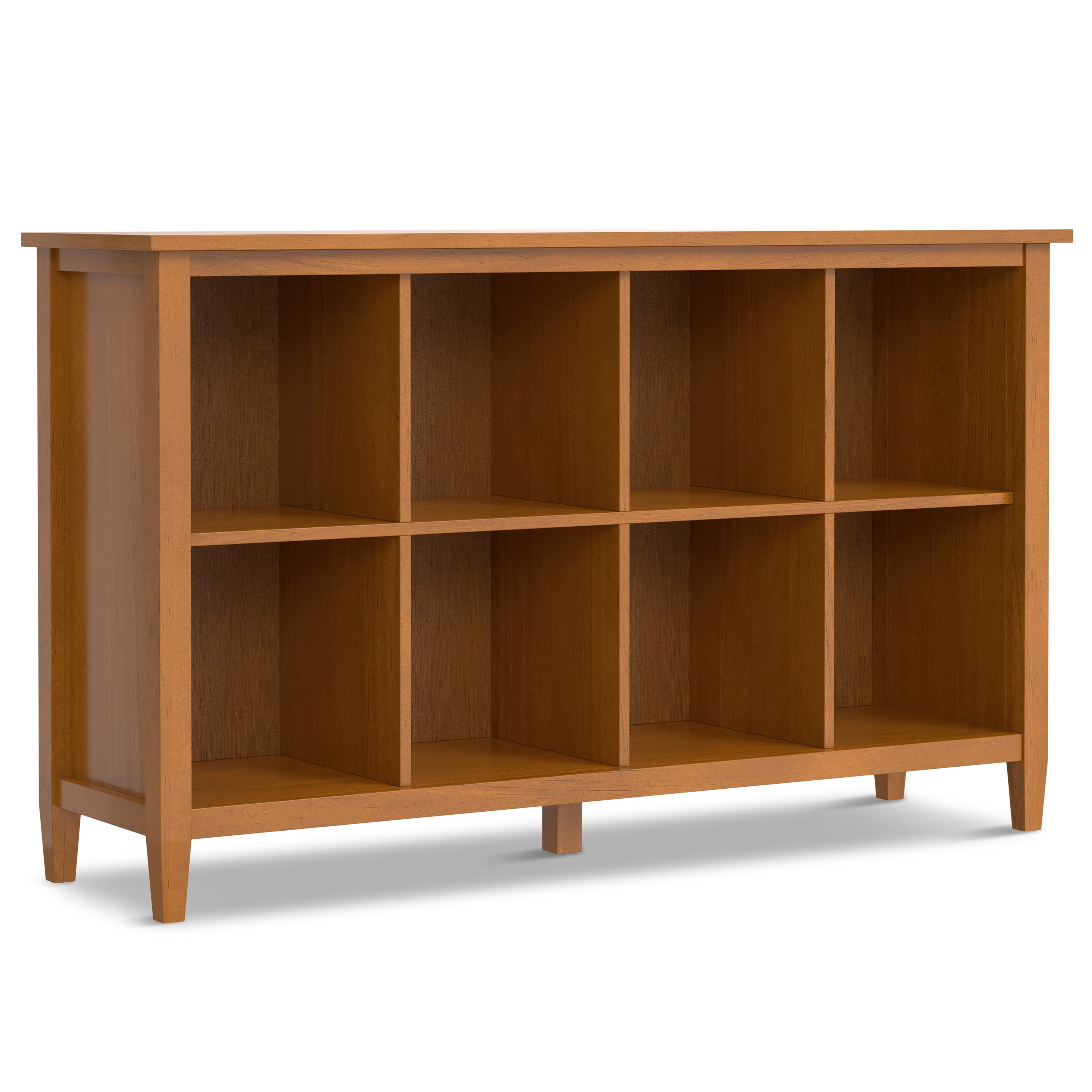 Simpli Home Warm Shaker SOLID WOOD 57 inch Wide Transitional 8 Cube ...