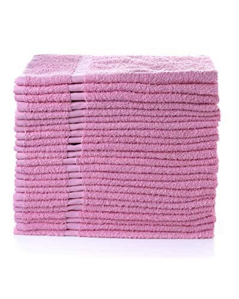 Simpli-Magic Cotton Towels, 16"x27", Pink 12 Count - Walmart.com