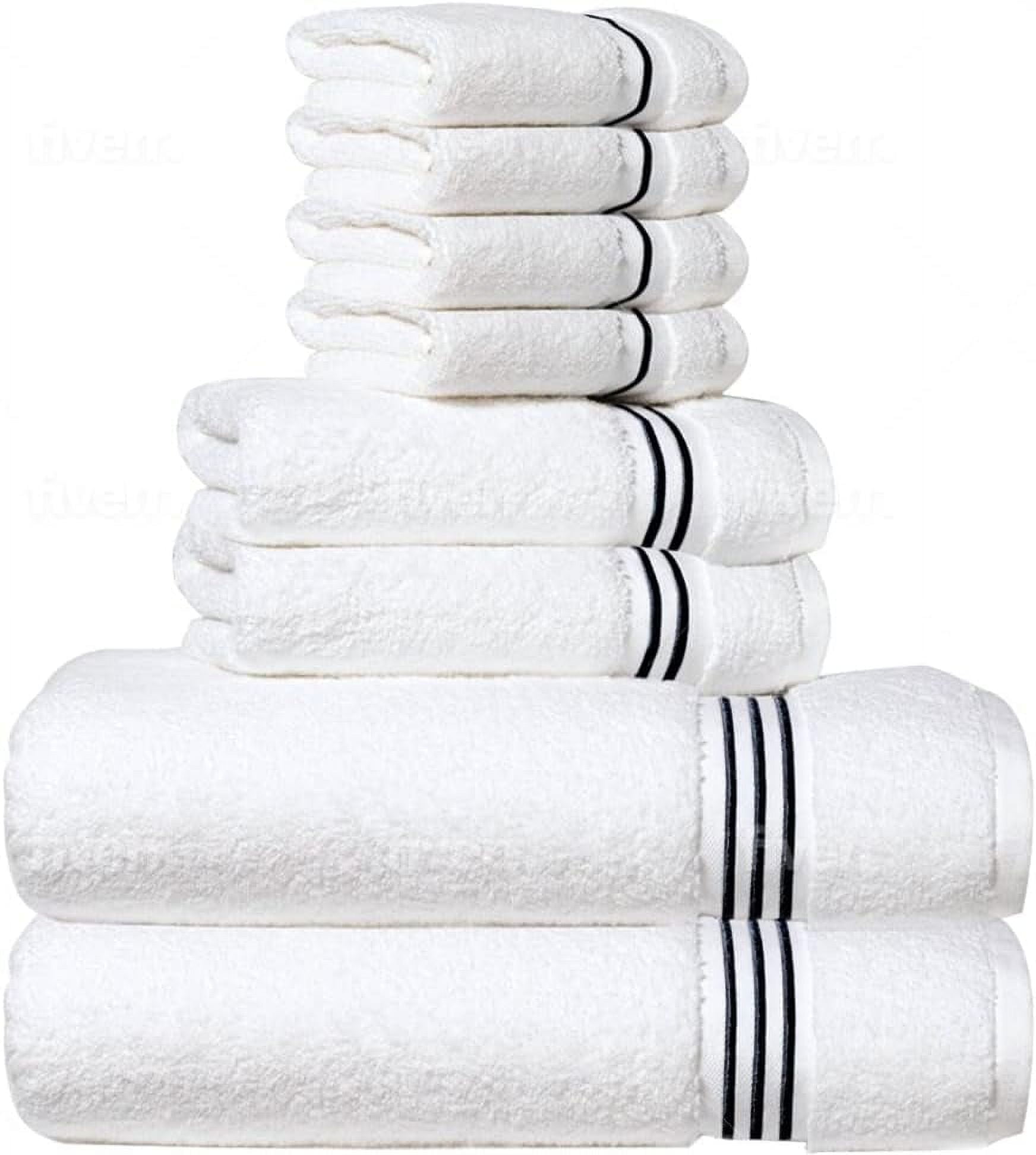 Simpli-Magic Bathroom Towel Set with Bath Towels, Hand Towels, and ...