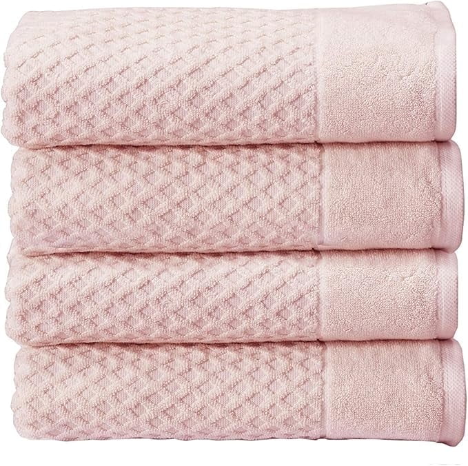 Simpli-Magic Plush Diamond Bath Towels 4 Pack - Walmart.com