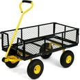 Simpli-Magic 1100-lb Capacity Yard Cart with Removable Mesh Sides ...
