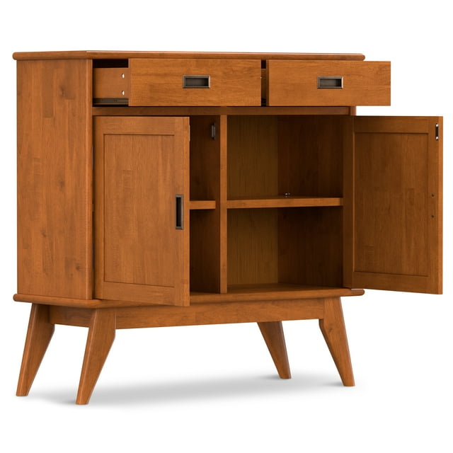 Simpli home Draper SOLID HARDWOOD 36 inch Wide Mid Century Modern ...