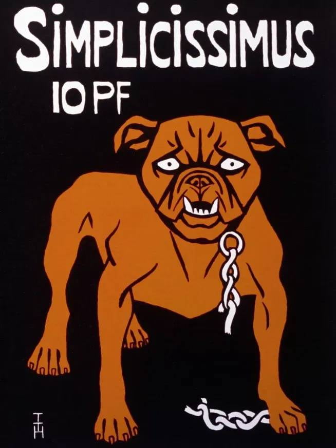 Simplicissimus Decorative Poster. Fine Graphic Art. Wall Interior ...