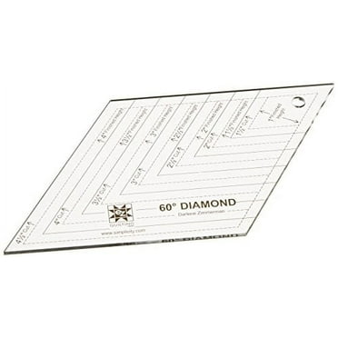 Fons & Porter Diamond Ruler-1" to 6" - Walmart.com