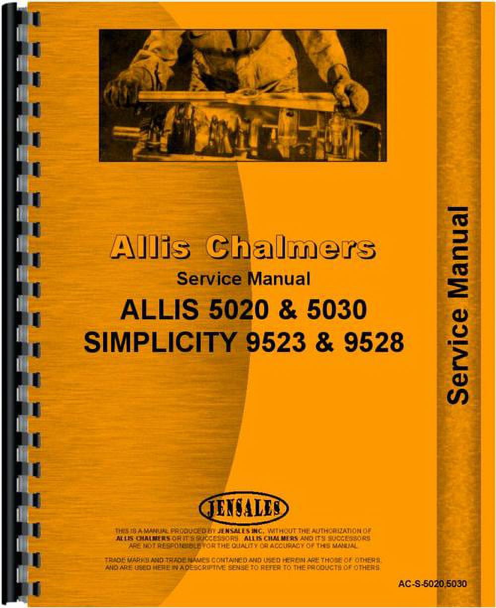 Simplicity 9523 Tractor Service Manual - Walmart.com