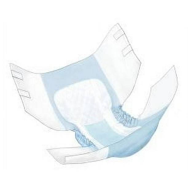 Simplicity Adult Brief Tab Closure Large Disposable Moderate Absorbency ...