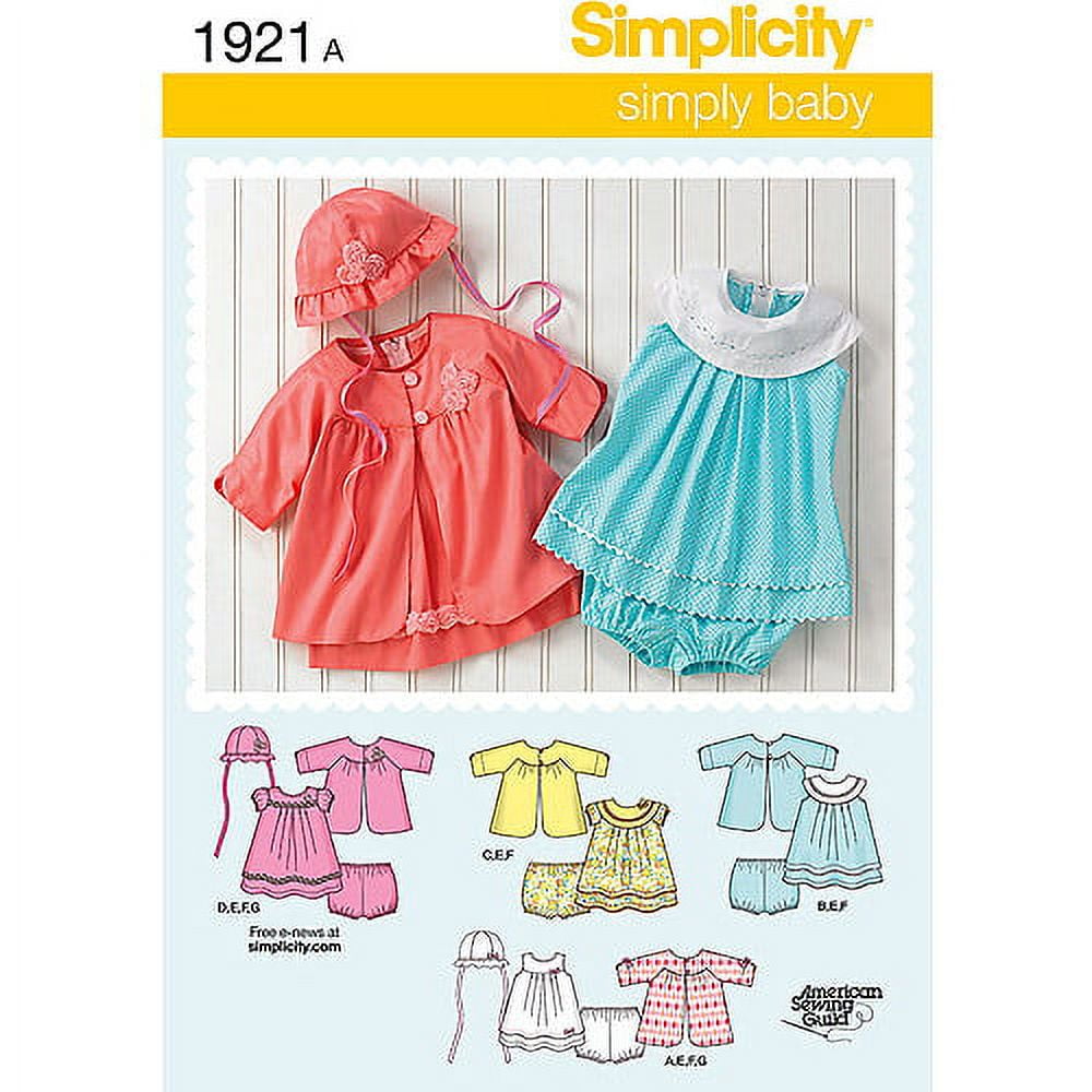 Simplicity Babies' Size XXS-L Dress & Separates Pattern, 1 Each ...