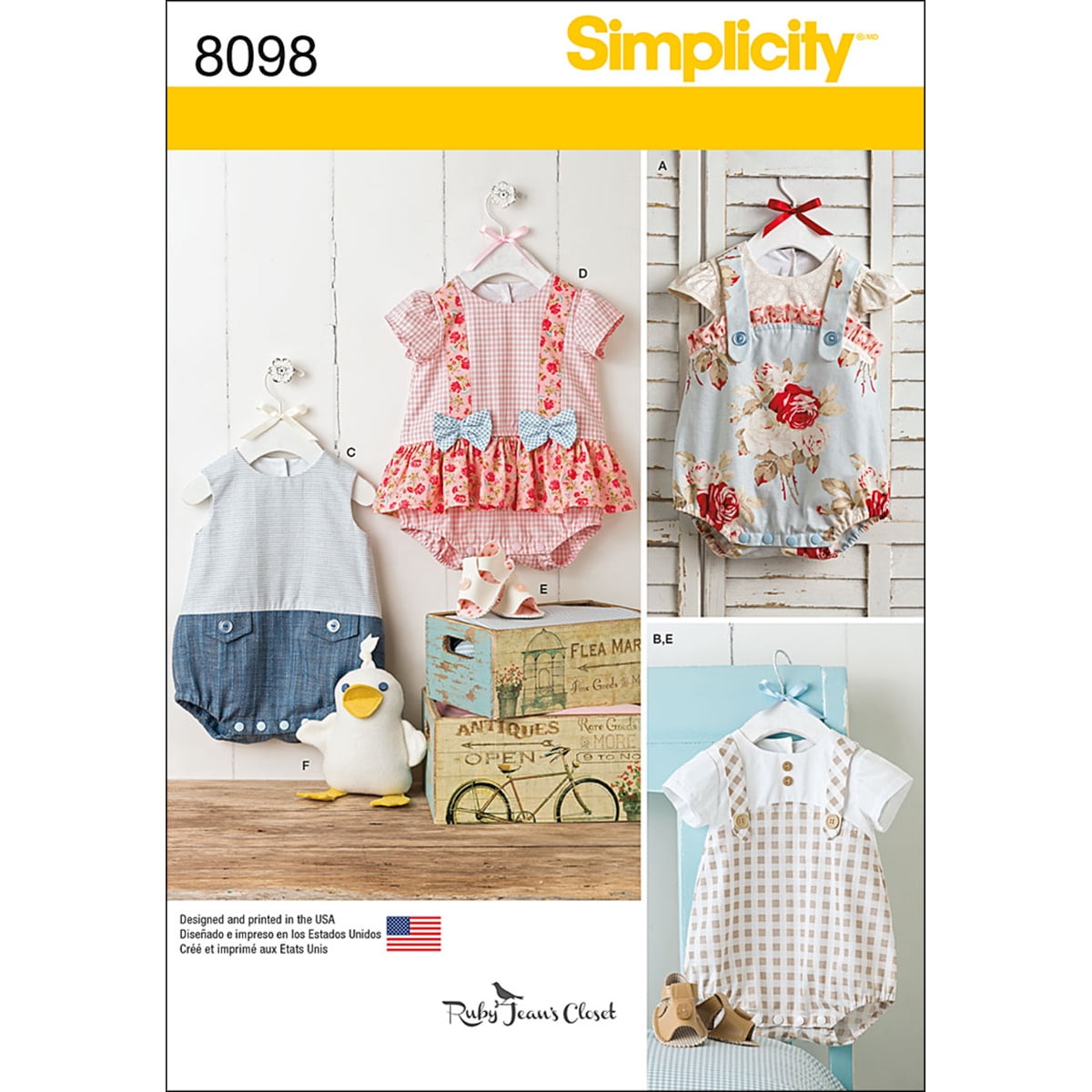 Simplicity Babies' Size XXS-L Pattern, 1 Each - Walmart.com