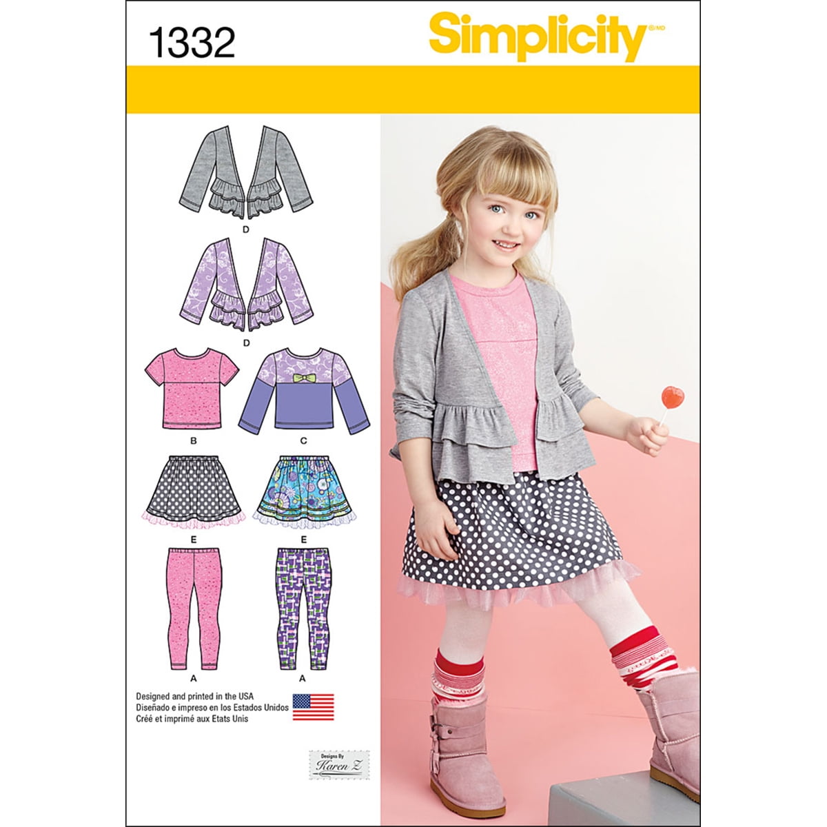 Simplicity Childs' Size 3-8 Sportswear Pattern, 1 Each - Walmart.com