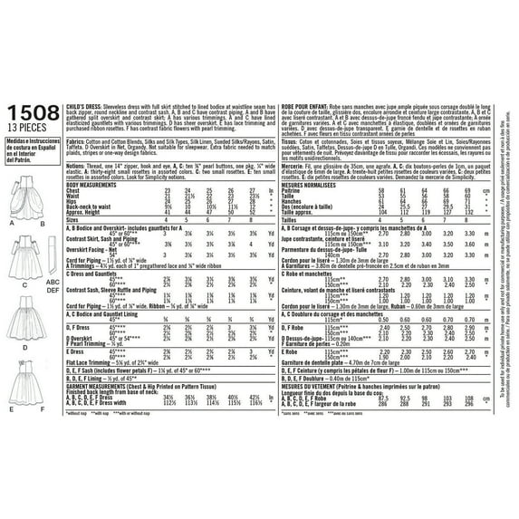 Simplicity Childs' Size 4-8 Dresses Pattern, 1 Each - Walmart.com