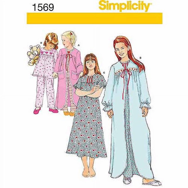Simplicity Childs' Size 7-12 Sleepwear Pattern, 1 Each - Walmart.com