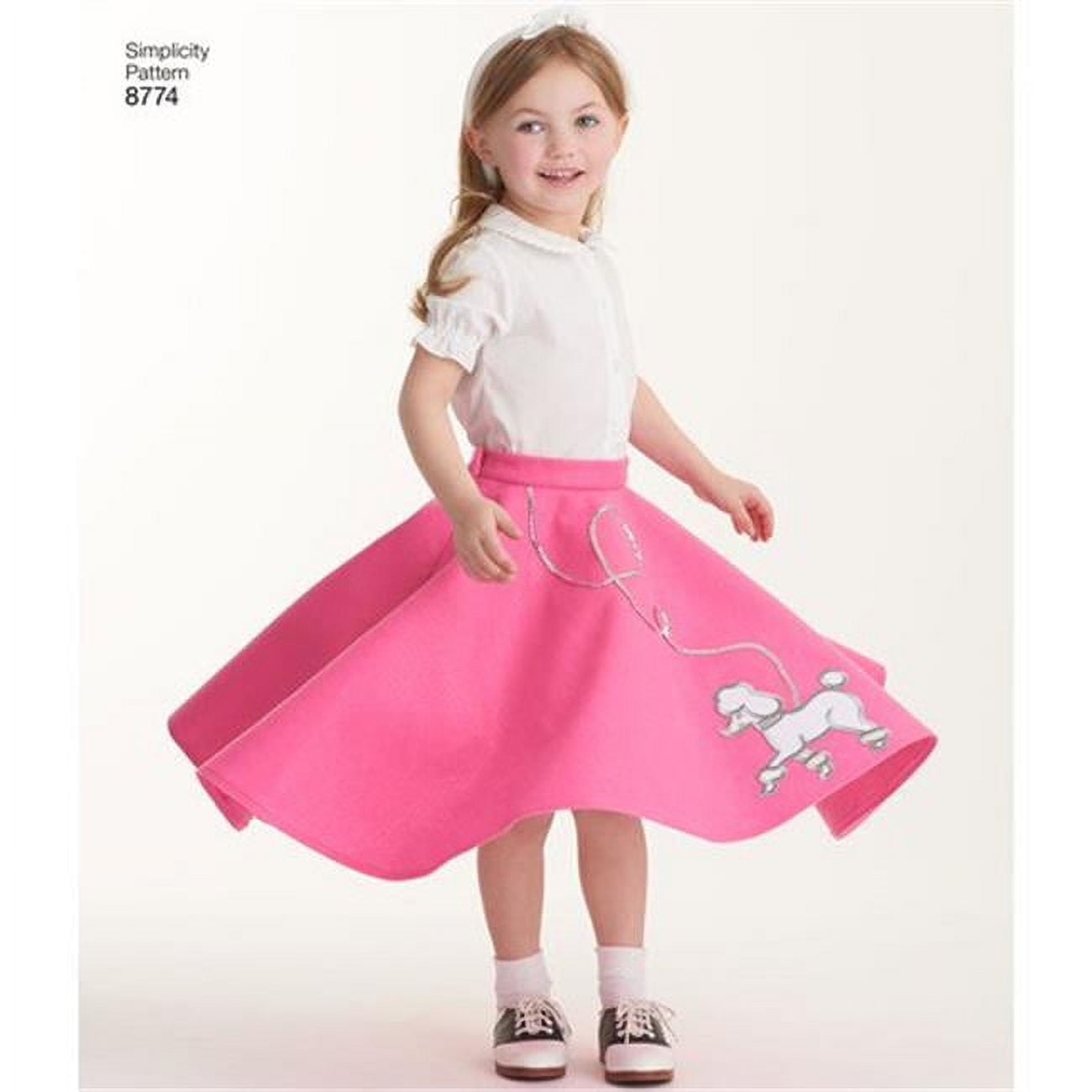 Simplicity Childs' Size 7-14 Poodle Skirt Pattern, 1 Each - Walmart.com