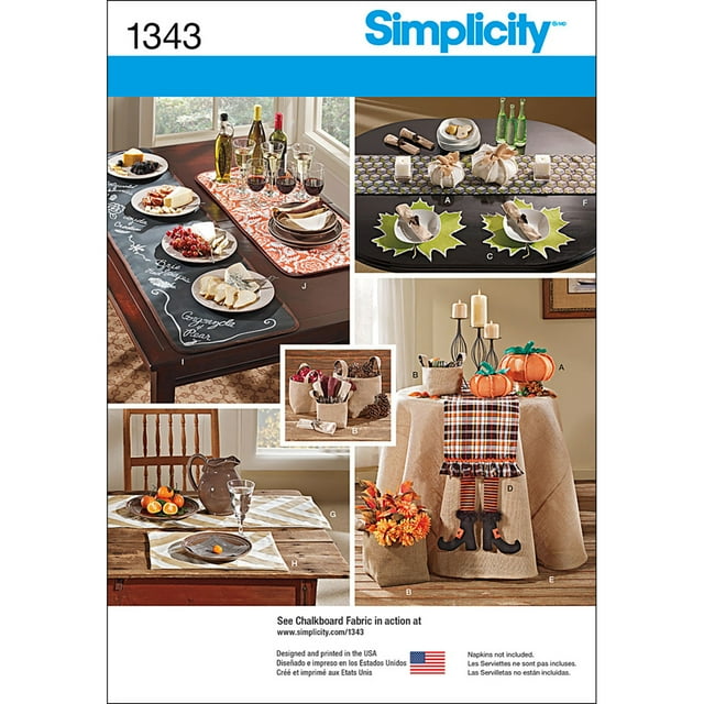 Simplicity Crafts Home Décor Pattern, 1 Each - Walmart.com