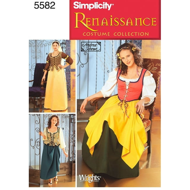 Simplicity Disney Princesses, Snow White & Cinderella Costumes Pattern ...