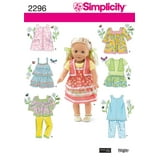 Simplicity Doll Clothes Pattern, 1 Each - Walmart.com