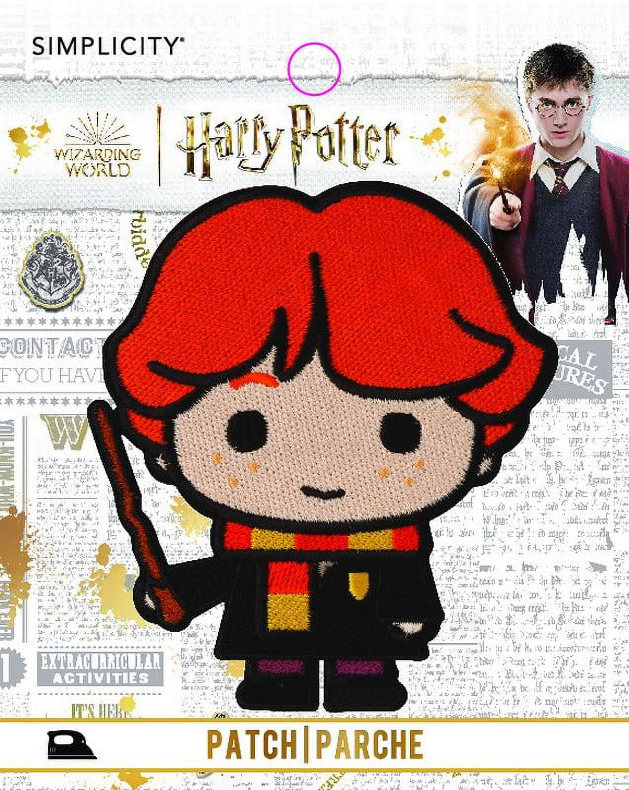 Simplicity Harry Potter Ron Iron-on Applique Embroidered Patch ...