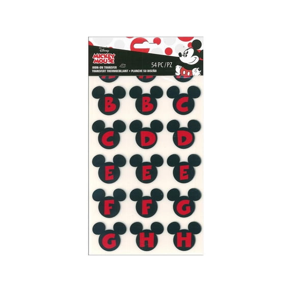 Simplicity Iron On Transfer Disney Letters Mickey - Walmart.com