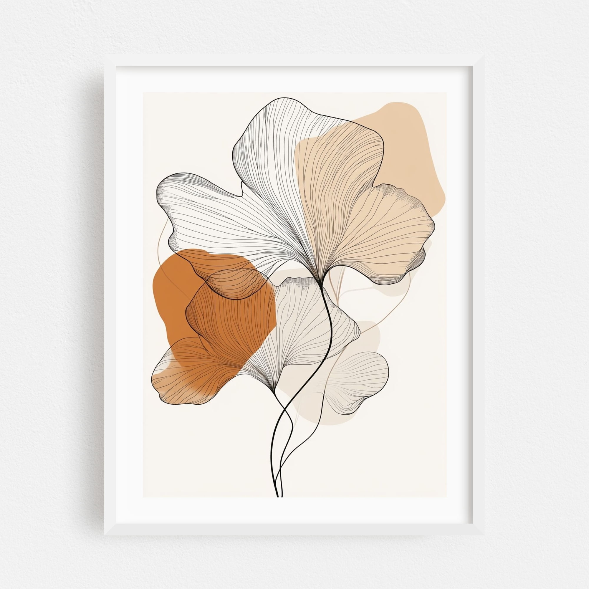 Simplicity Meets Elegance - Line Drawing Line Art Floral Botanical ...