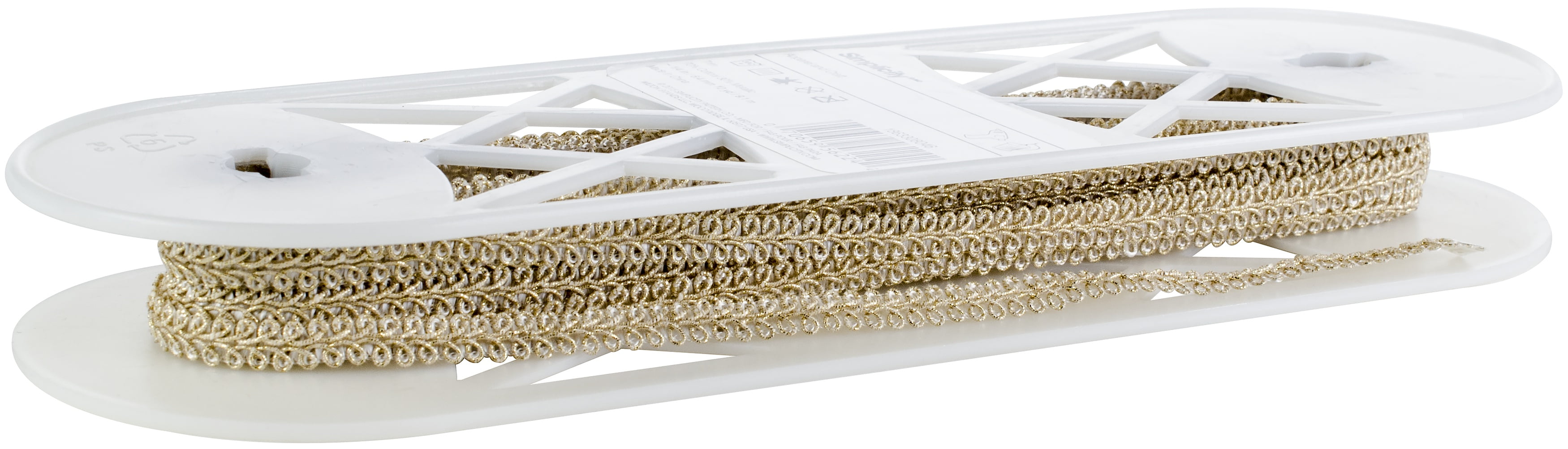 Simplicity Metallic Scroll Gimp Trim .25"X10yd-Gold - Walmart.com