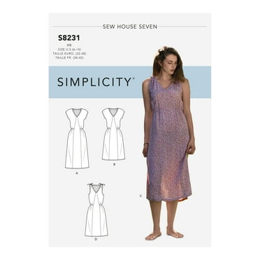 Simplicity Misses' Plus Size 20W-28W Amazing Fit Dress Pattern, 1 Each ...