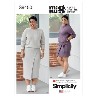 Simplicity Misses' Size 4-12 Skirts & Knit Top Pattern, 1 Each ...