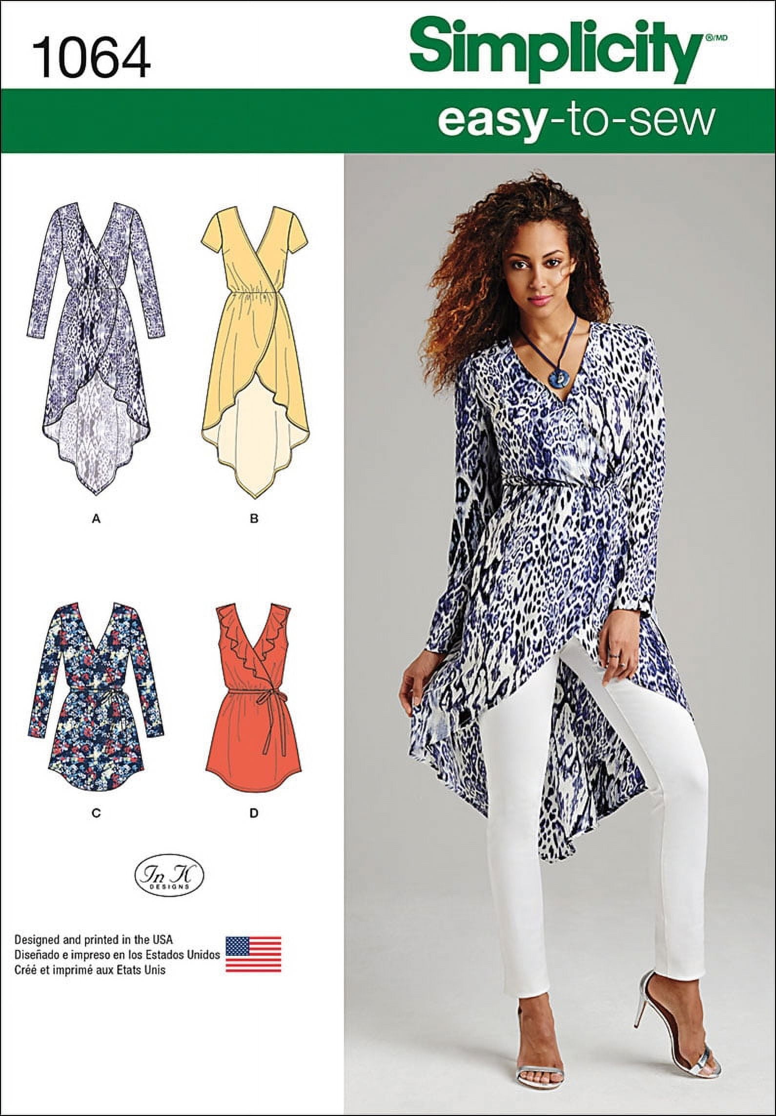 Simplicity Misses' Size 14-22 Tunic Pattern, 1 Each - Walmart.com