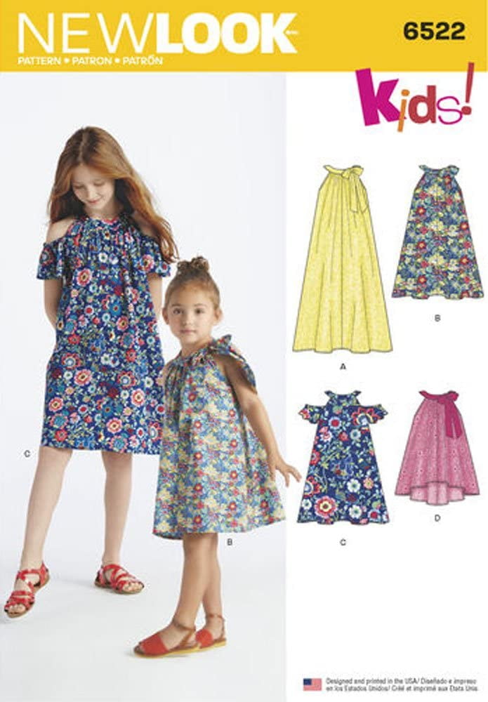 Simplicity New Look Child Girl Dresses Pattern, 1 Each - Walmart.com