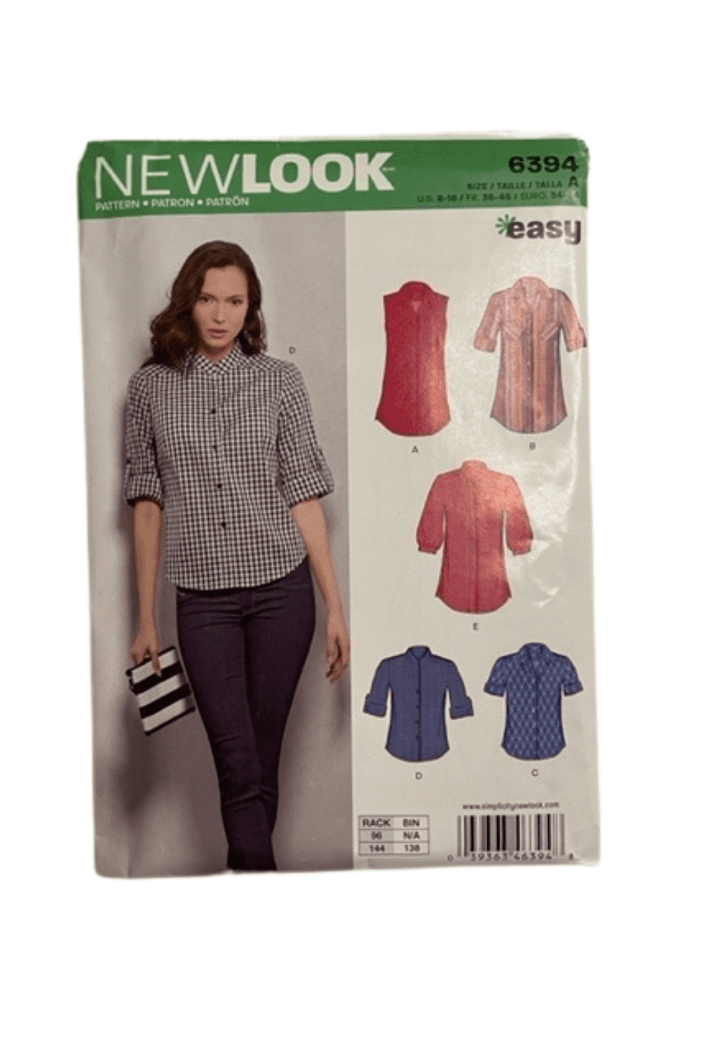 Simplicity New Look Pattern Un6394 A - Walmart.com