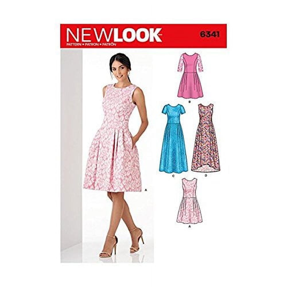Simplicity New Look Patterns UN6341A Misses' Dress, A (6-8-10-12-14-16 ...