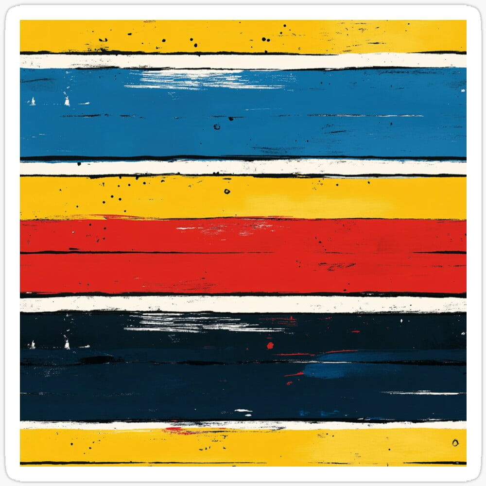 Simplicity Of Primary Colors Sticker Kir-3514 - Walmart.com