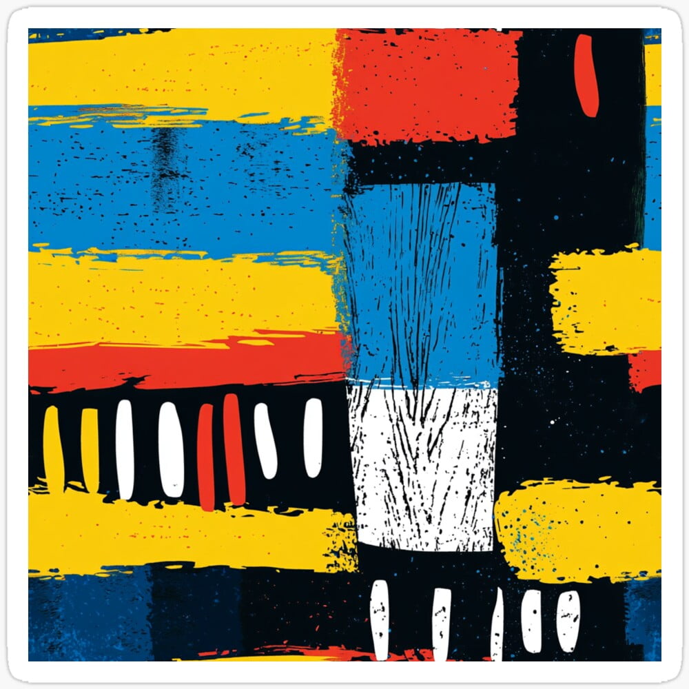 Simplicity Of Primary Colors Sticker Kir-3515 - Walmart.com