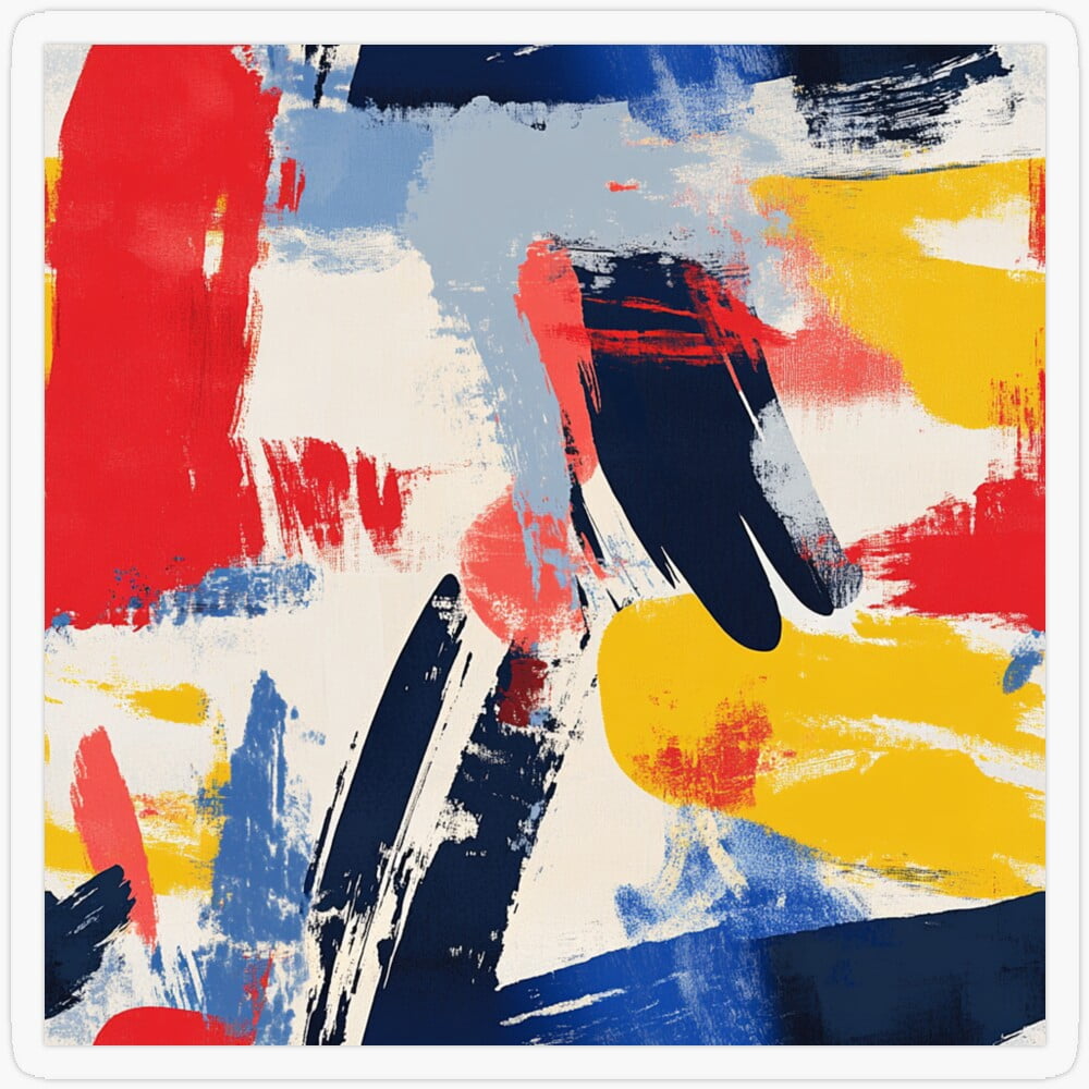 Simplicity Of Primary Colors Sticker Kir-3541 - Walmart.com
