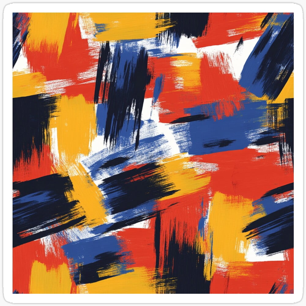 Simplicity Of Primary Colors Sticker Kir-3556 - Walmart.com