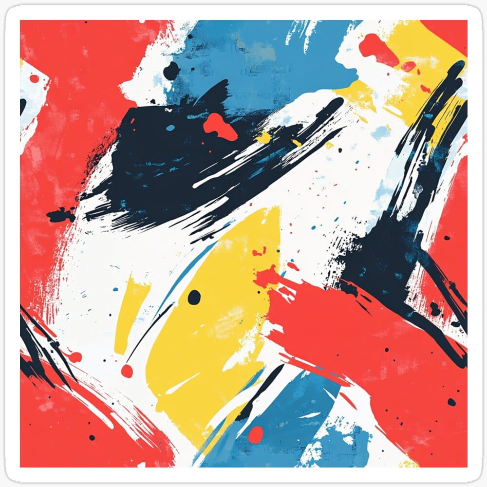 Simplicity Of Primary Colors Sticker Kir-3570 - Walmart.com