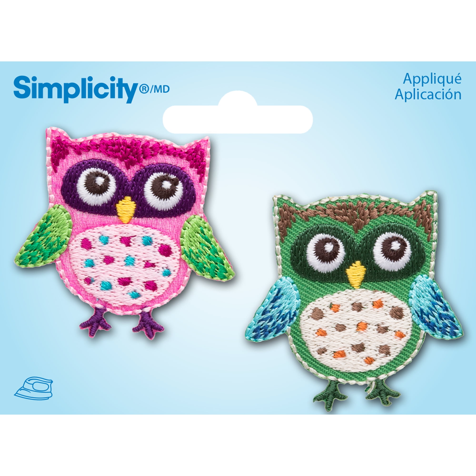 Simplicity Owls with Polka Dots Applique, 1 Each - Walmart.com