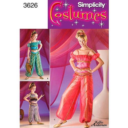 Simplicity Pattern Genie Costumes, All Sizes - Walmart.com
