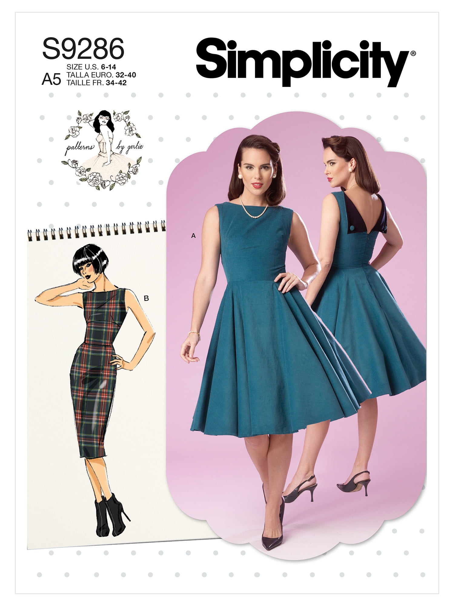 Simplicity Patterns 14-16-18-20-22 - Walmart.com