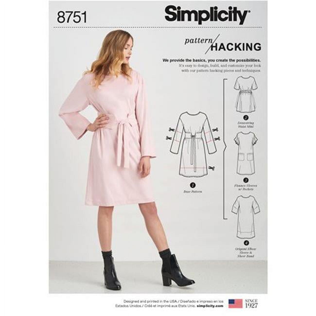Simplicity Patterns US8751A Misses Dress with Options for Design ...