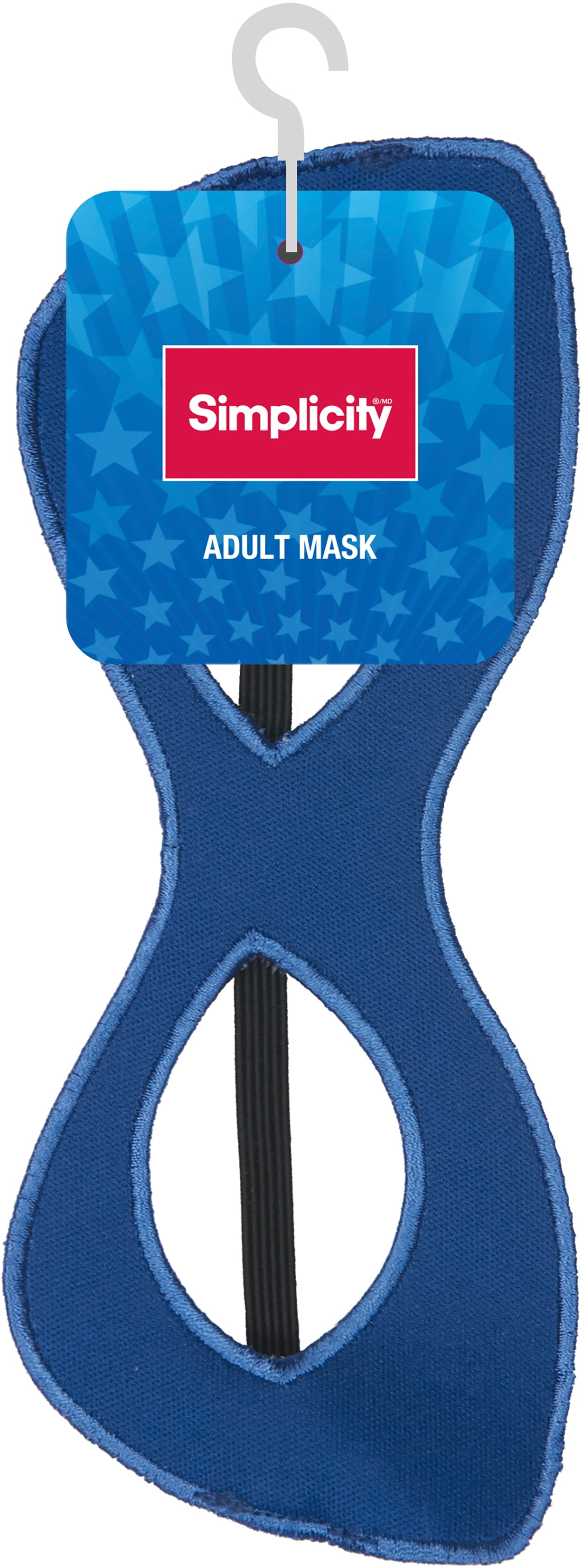 Simplicity Satin Super Hero Mask-Royal Blue - Walmart.com