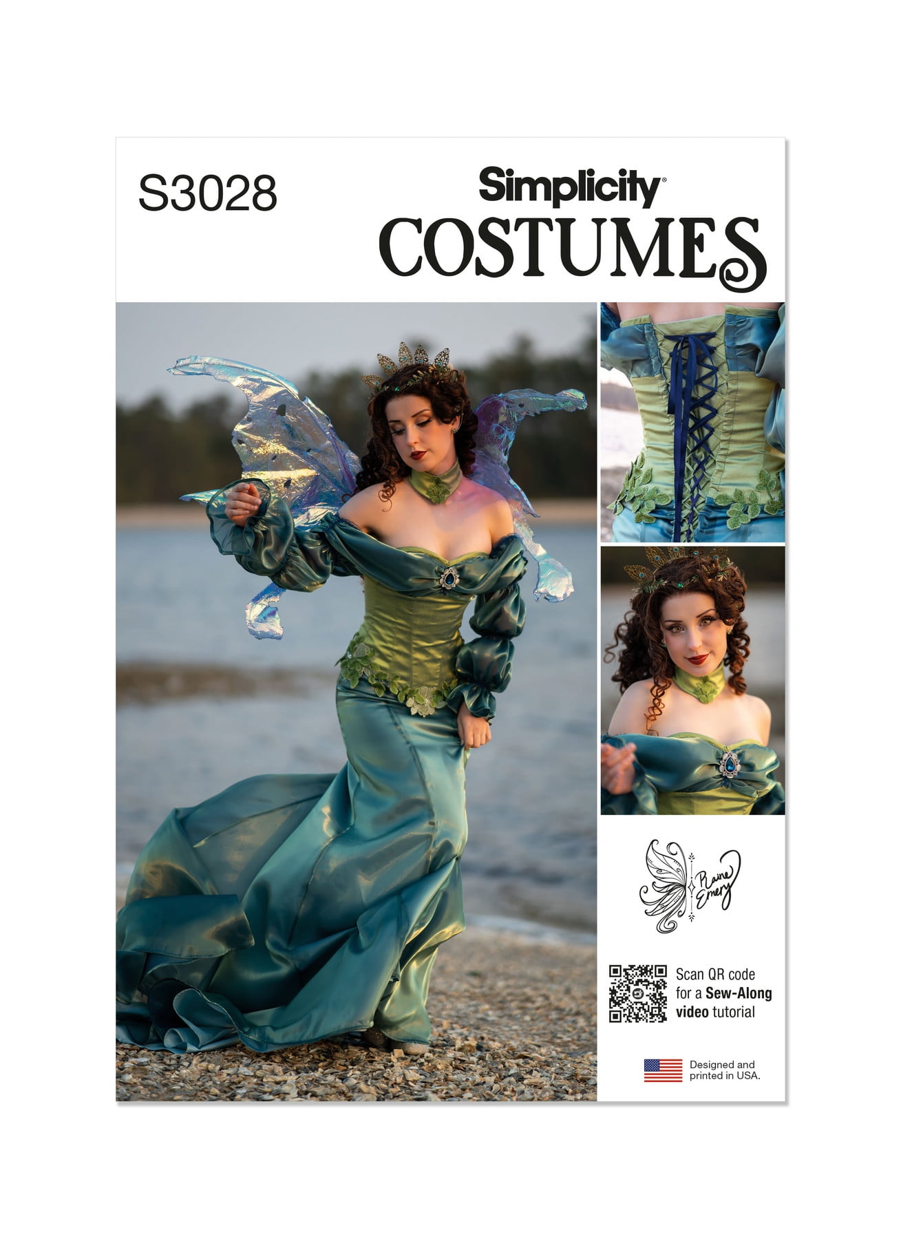 Simplicity Sewing Pattern 3028 - Misses' Fantasy Costume by Raine Emery ...