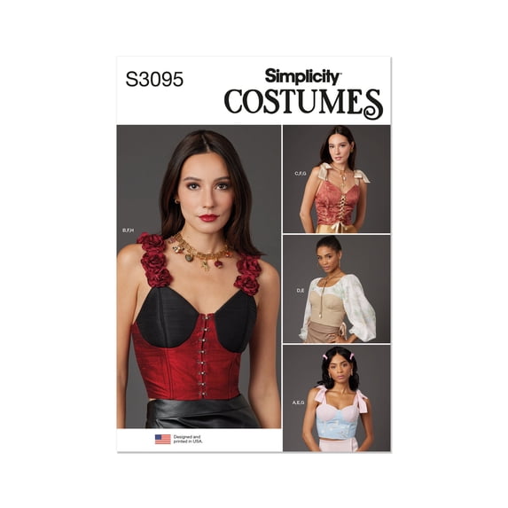 Simplicity Sewing Pattern 3095 - Design Your Own Corset, Size: K5 (8-10 ...
