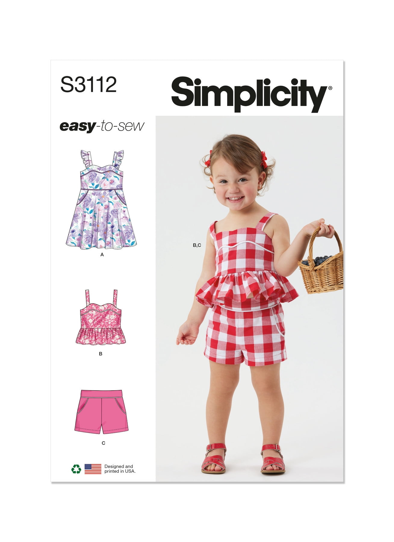Simplicity Sewing Pattern 3122 - Memory Plush Animals with Wings, Size ...