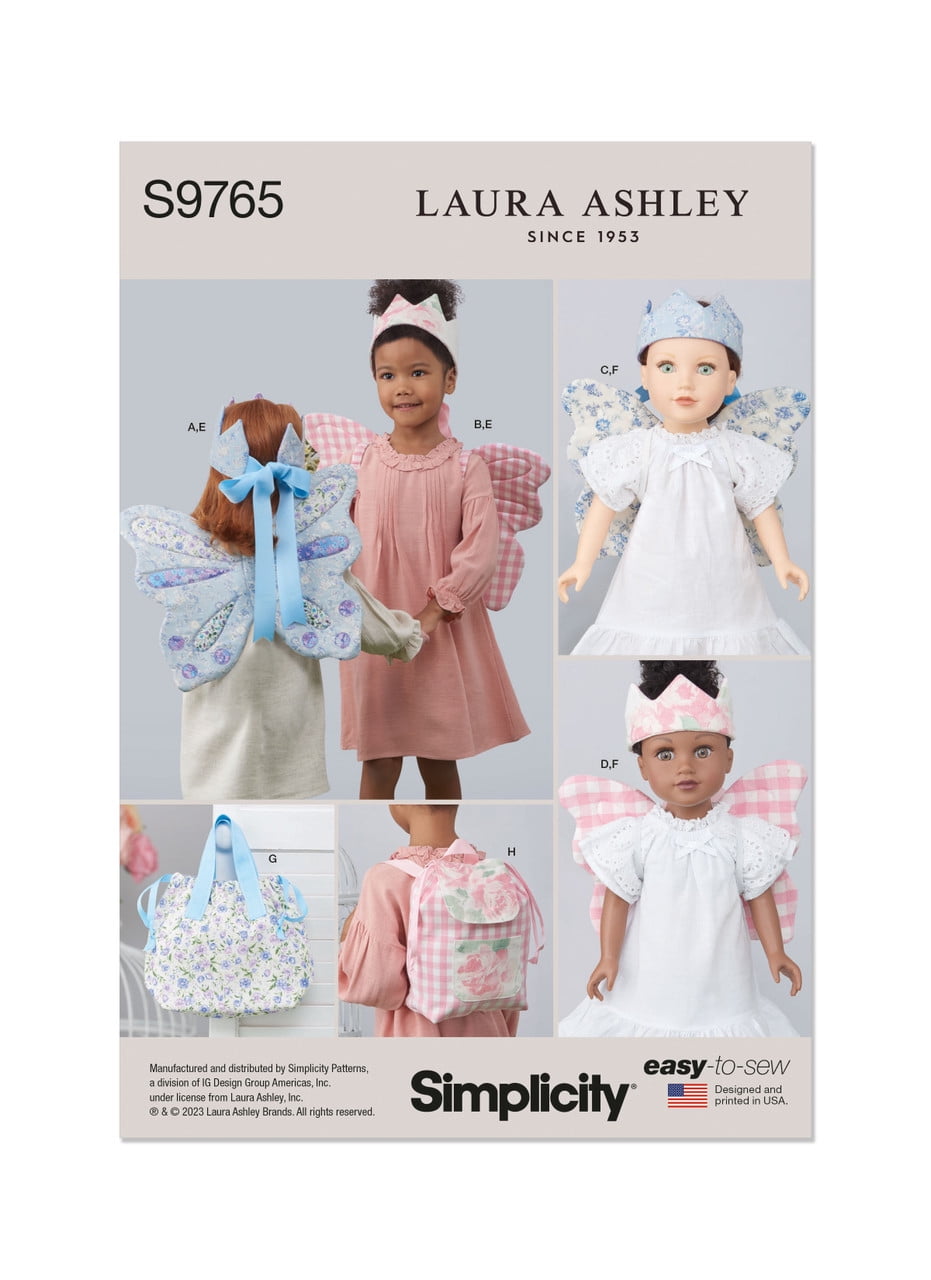 Simplicity Sewing Pattern 9765 Costumes, Doll Clothes One Size ...